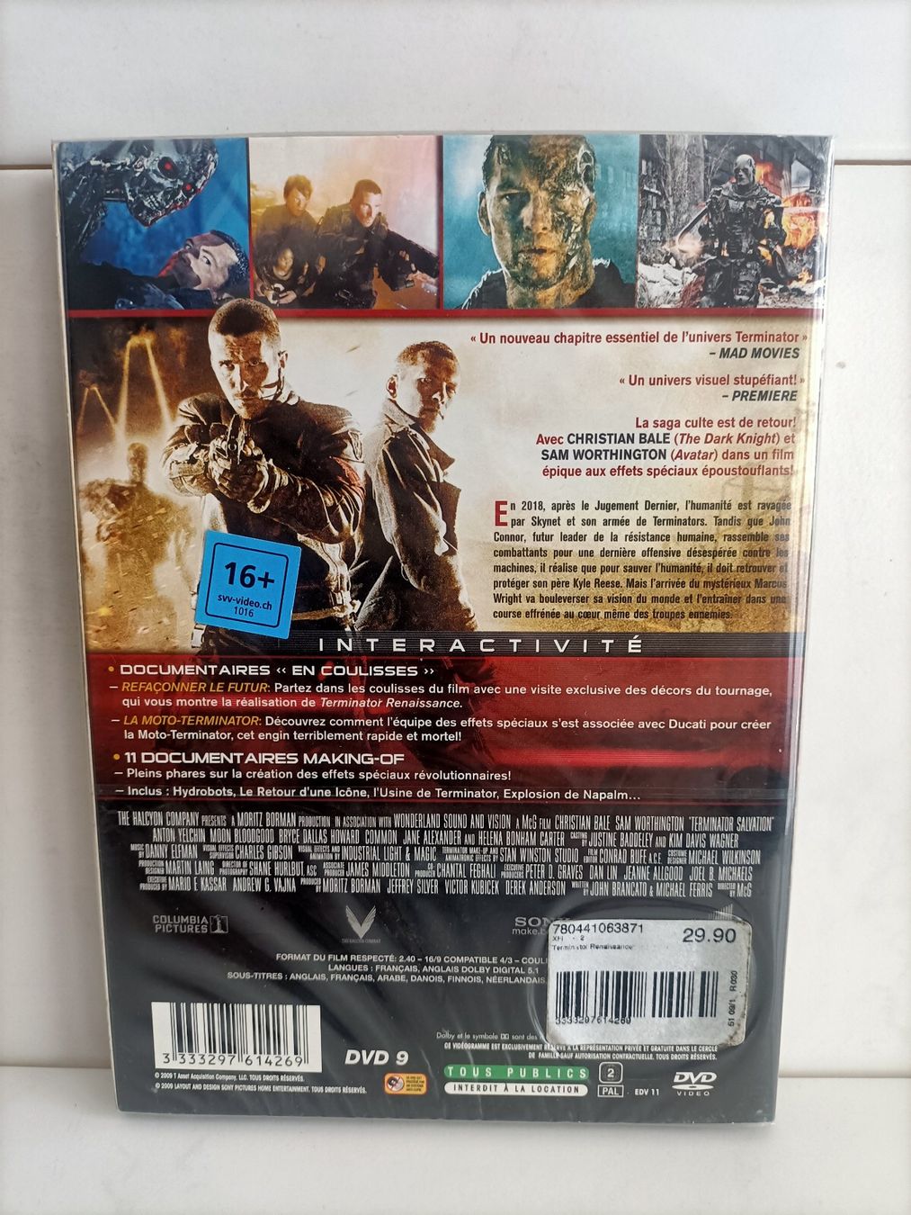 DVD Terminator renaissance (fr) Christian Bale (Neuf avec emballage d ...