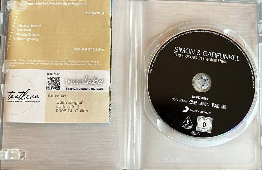 Simon & Garfunkel: The Concert in Central Park DVD (Gebraucht) in ...