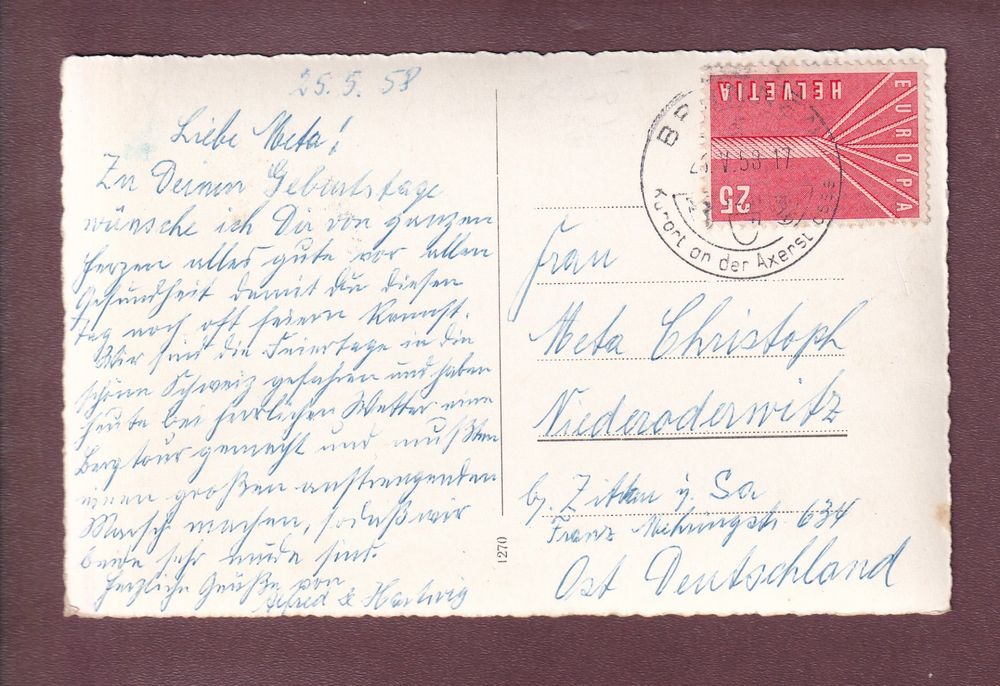 Gruss vom RIGI - 6 Bilder - 1958 (D'occasion) à Pully pour CHF 6 – avec ...