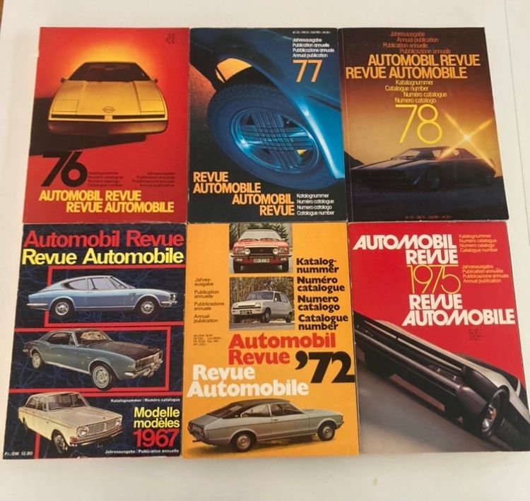 Automobil Revue Kataloge 60er und 70er *** (Oldtimer) (Gebraucht) in Urdorf für CHF 24 – mit ...