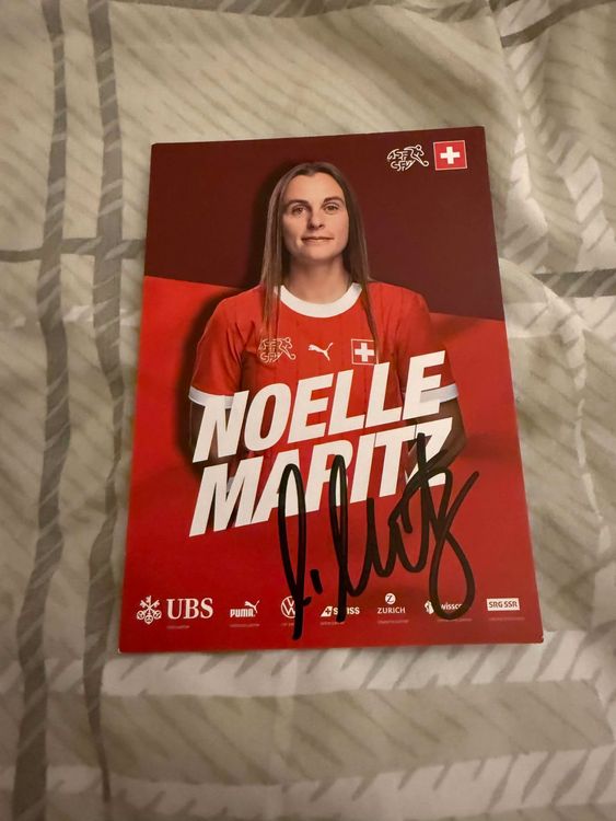 Noelle Maritz Autogrammkarte signiert Schweiz (Gebraucht) in Rüschlikon ...
