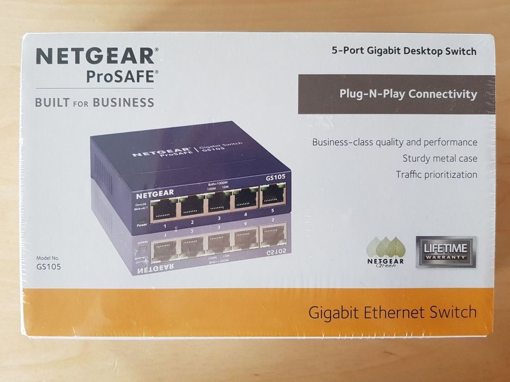 Netgear Prosafe GS 105 GS105 Switch | Kaufen auf Ricardo