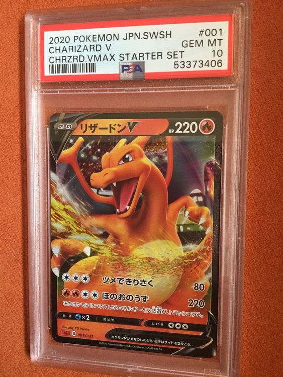 Charizard V, Charizard VMAX starter set (2020), PSA 10 | Kaufen auf Ricardo