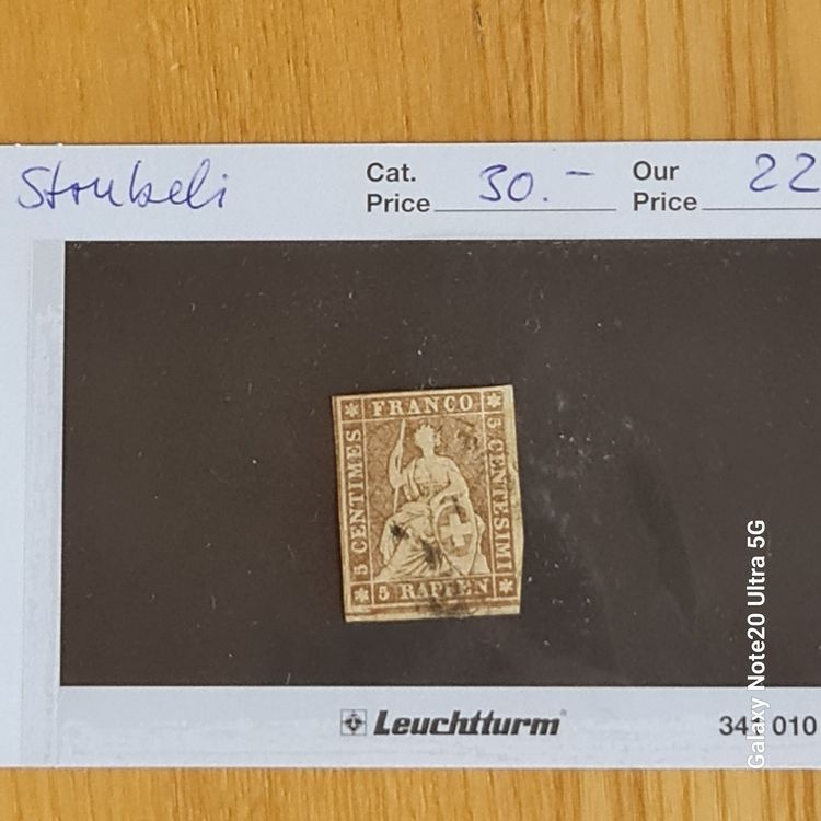 Schweiz Strubeli Znr 22 gestempelt! (Gebraucht) in triesenberg für CHF ...