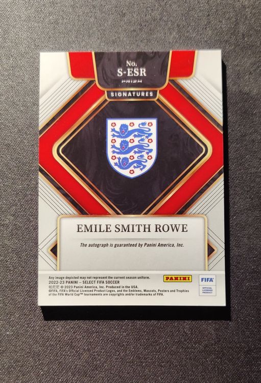 Panini FIFA Select England Emile Smith Rowe Autograph Karte (Gebraucht ...
