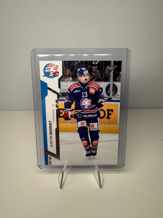 Justin Sigrist ZSC Lions Sammelkarte NL 2024/25 SportZoo (Neu (gemäss ...