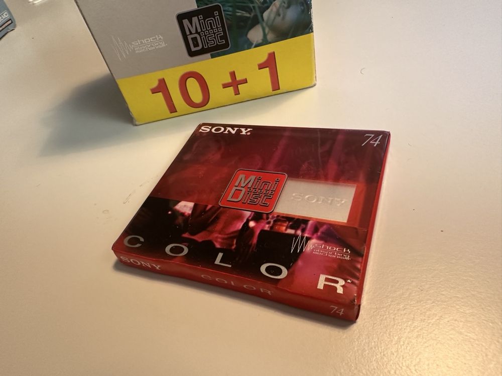 Sony MiniDisc Color 74 (10+1 Pack) – originalversiegelt (Neu und ...