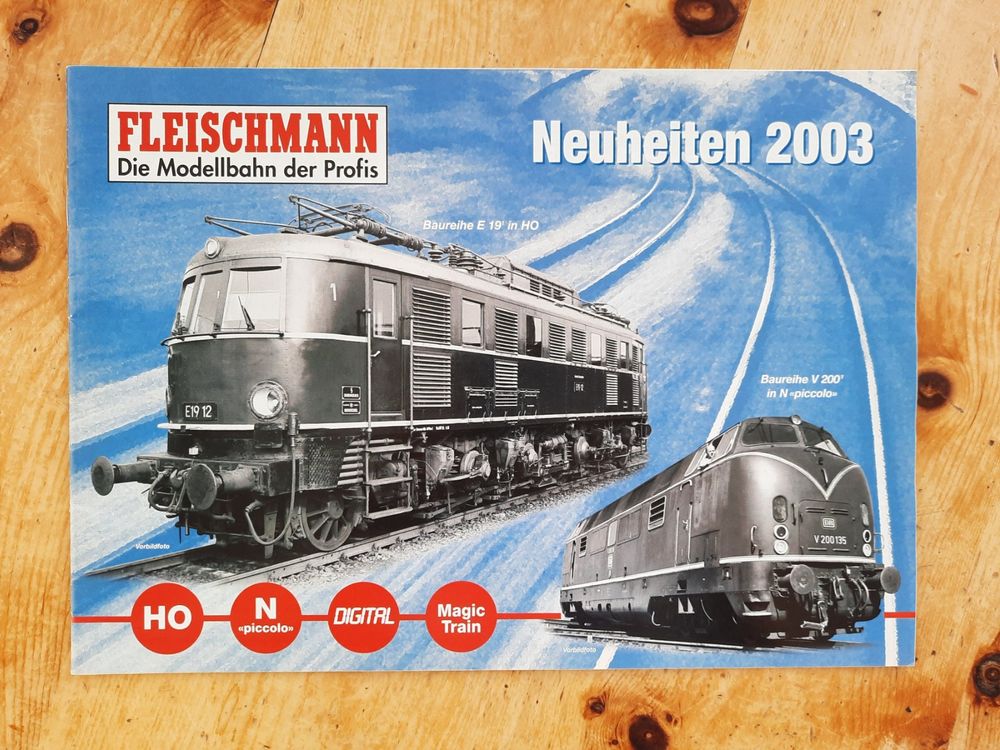 Fleischmann H0/N-Neuheitenprospekt 2003 (Modelleisenbahn) (Gebraucht ...