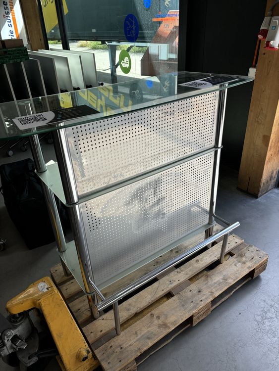 Barelement/Tresen-Theke aus Metall/Glas (Gebraucht) in Selzach für CHF ...