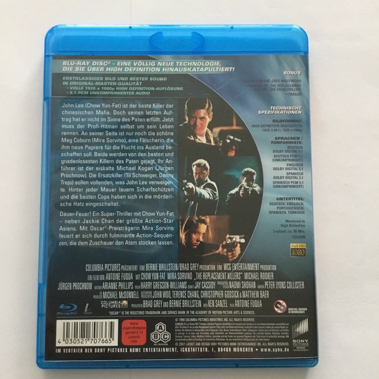 📀 The Replacement Killers Blu Ray 📀 (Neu (gemäss Beschreibung)) in Blauen für CHF 4.9 – mit ...