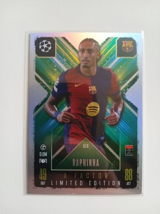 25 Topps Match Attax Extra Limited Edition, Raphinha LE6 | Kaufen auf ...