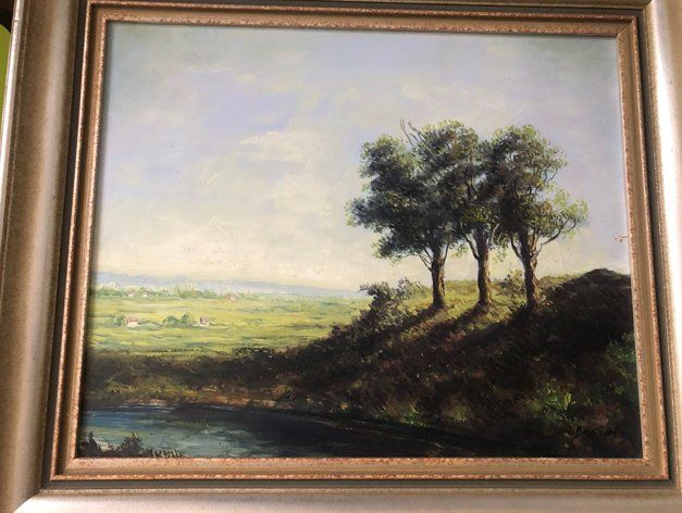 Öl Gemälde Landschaft von Johann Michael Bosshard (Gebraucht) in ...