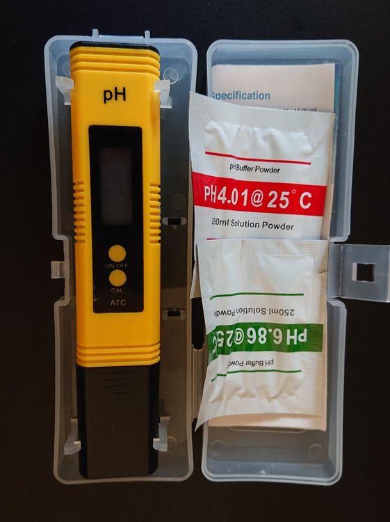 NEU - Digital pH Tester Meter - pH 0-14 / 0.01 mit KalBuffer (Neu ...