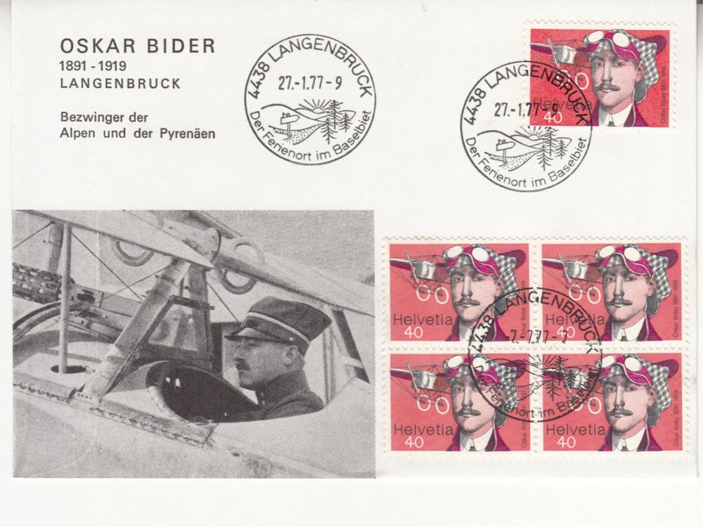 Oskar Bider Bezwinger der Alpen, 1977 (Gebraucht) in Bürglen TG für CHF ...