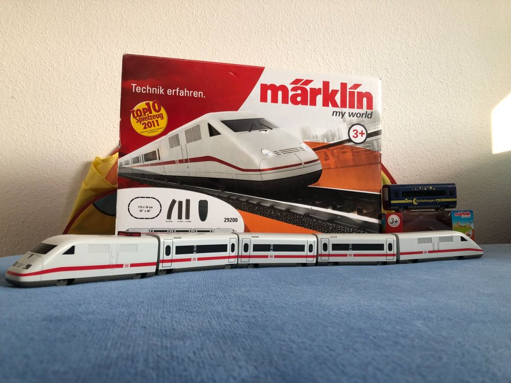 Märklin My World 29200 ICE Starterset und Schlafwagen (Gebraucht) in ...