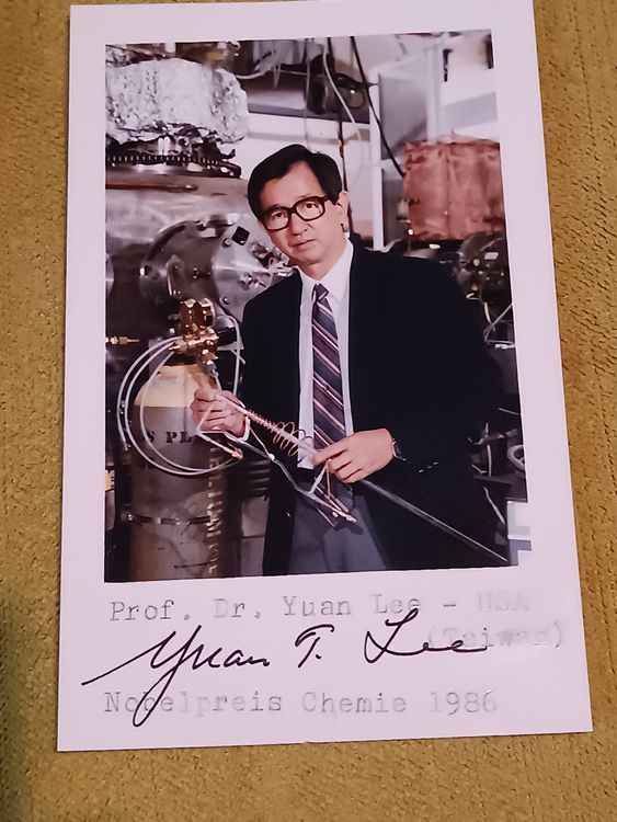 Yuan T. Lee - Nobelpreis - handsigniert (Gebraucht) in Menziken für CHF ...