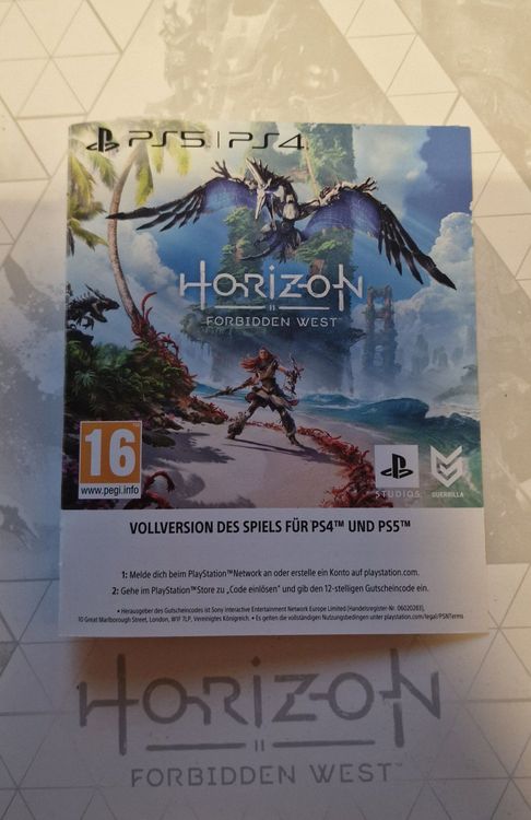 Horizon Forbidden West (PS4/5 Code) (Neu (gemäss Beschreibung)) in Achseten für CHF 31.2 – mit ...