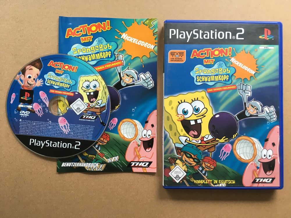 Action mit Spongebob für Playstation 2 | Kaufen auf Ricardo