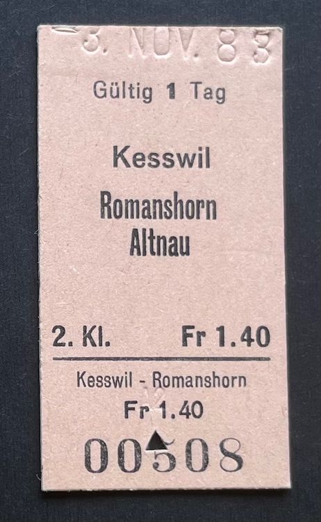 Kesswil Romanshorn Altnau /1983 (Gebraucht) in Wabern für CHF 1.6 – mit Lieferung auf Ricardo kaufen