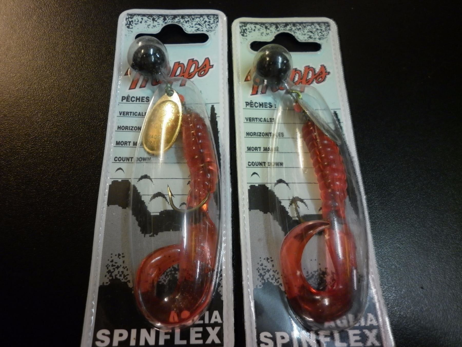 (COPIE) 2 Mepps Aglia Spinflex n° 2 20 grammes (Neuf avec emballage d ...