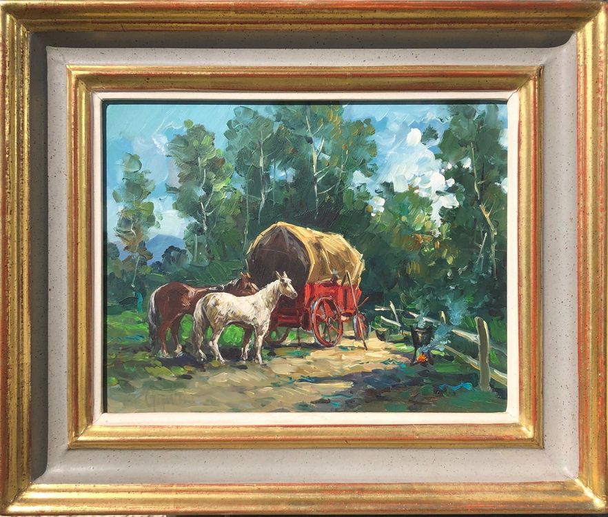 Gemälde mit Top Malerei unleserlich Sign (Gebraucht) in Hochdorf für CHF 10 – mit Lieferung auf ...