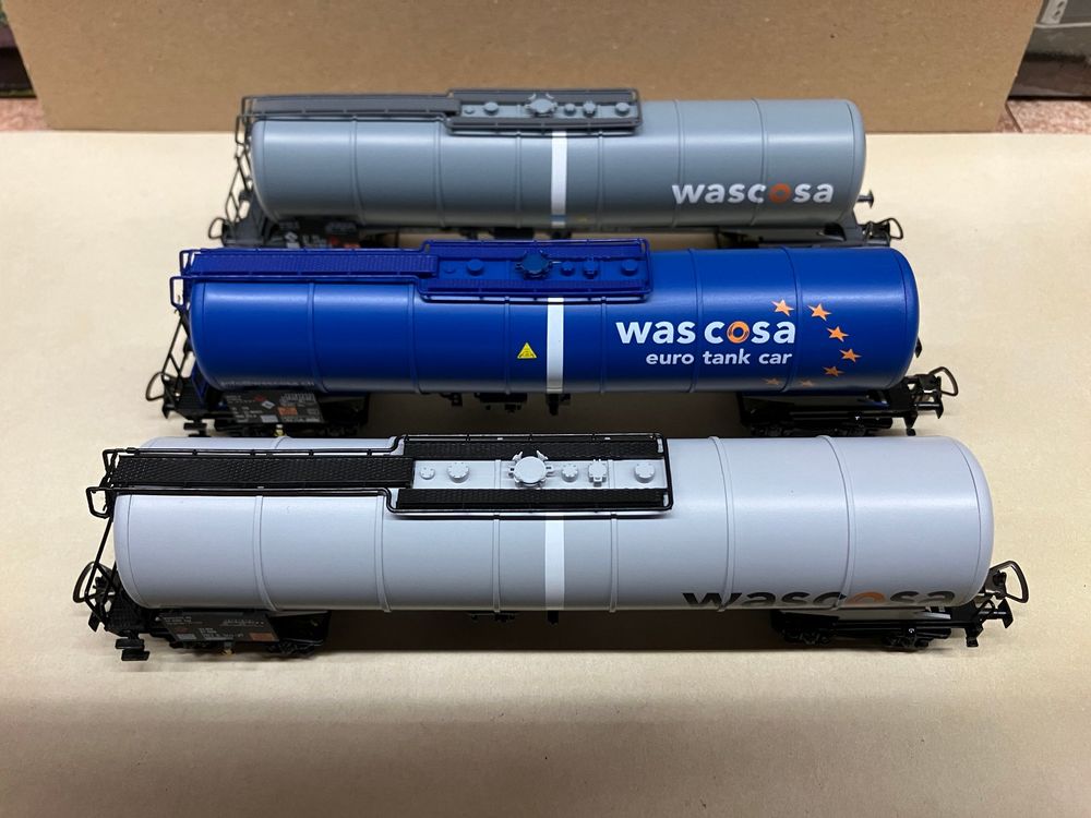 PIKO 3 verschiedene Knickkesselwagen "Wascosa", H0 GS | Kaufen auf Ricardo