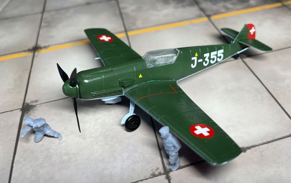 Messerschmitt Me 109E J-355 Schweiz 1/87 (HO) (Neu und originalverpackt) in Hochfelden für CHF ...