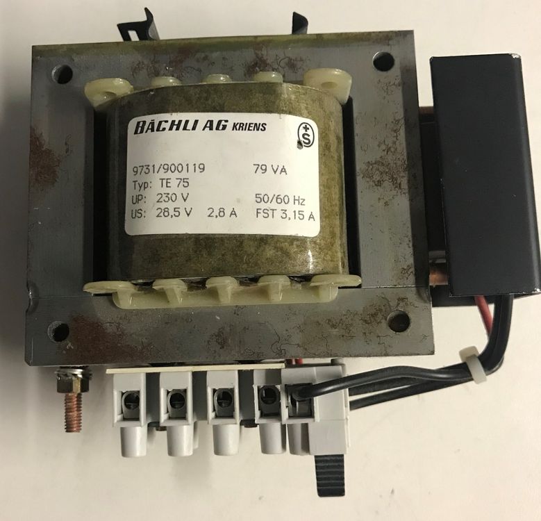 Klein-Trafo mit Gleichrichter 230VAC/+-24VDC (Gebraucht) in für CHF 28. ...