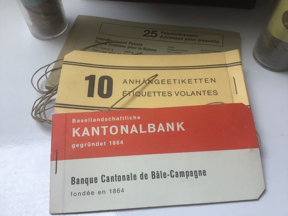 Altes PTT Post-Packset aus den 50er Jahren im Karton (Gebraucht) in ...