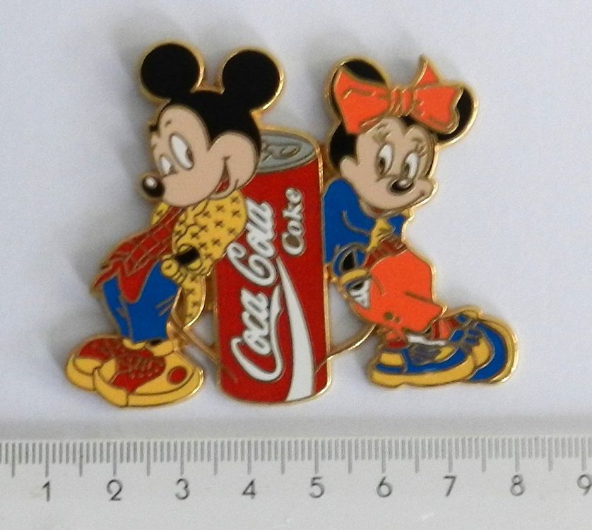 Micky + Minnie Mouse Pin Coca Cola (Neu (gemäss Beschreibung)) in ...