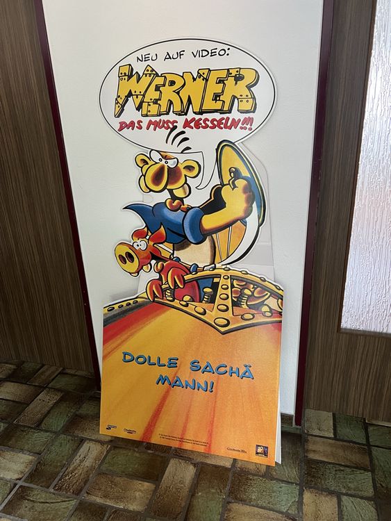 Werner Pappaufsteller "Das muss kesseln!!" (Gebraucht) in Nänikon für CHF 99 – nur Abholung auf ...