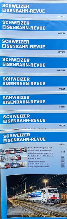 8x Schweizer Eisenbahn-Revue 2021 | Kaufen auf Ricardo