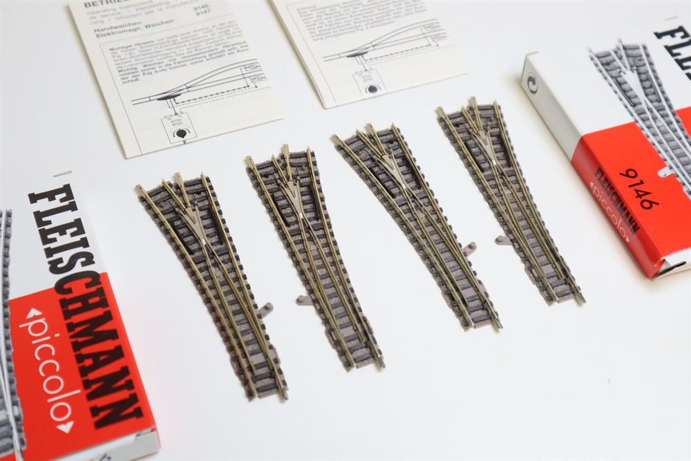 Fleischmann 4 x Weiche 9146 - Fabrikneu - Neupreis: 140.- | Kaufen auf Ricardo