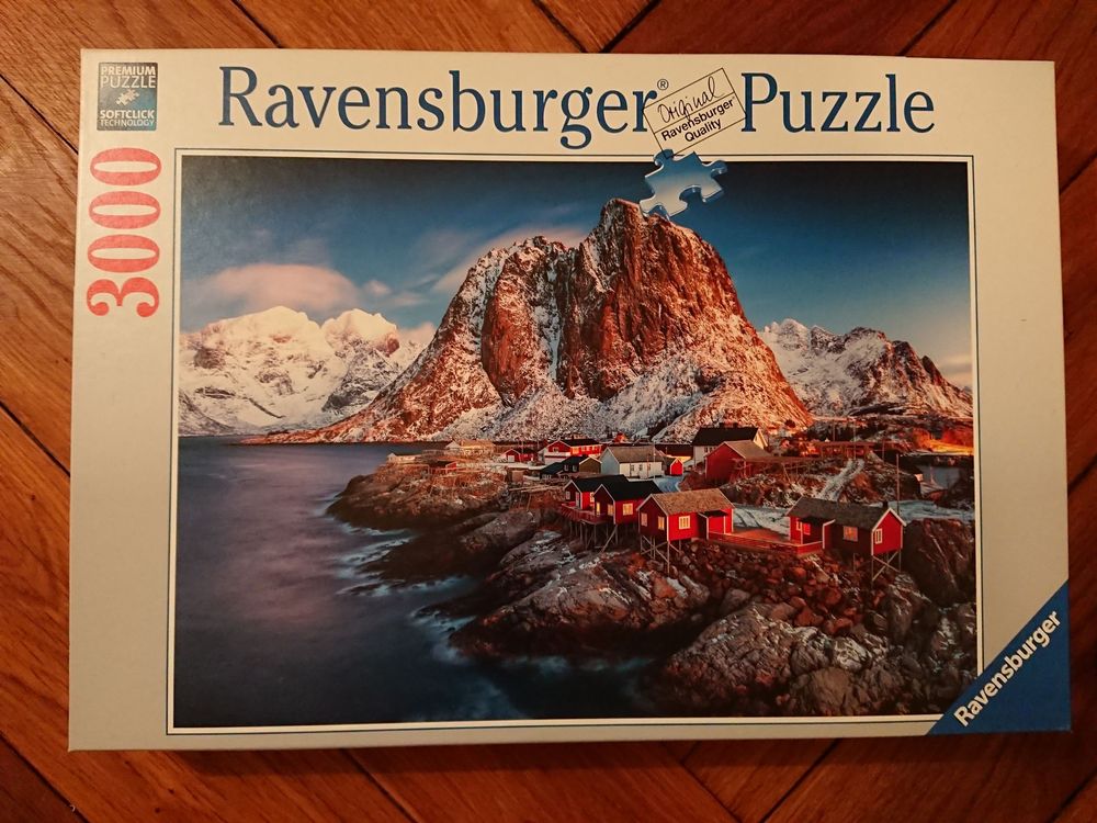 Ravensburger Puzzle 3000 Teile komplett, Norwegen Landschaft | Kaufen ...