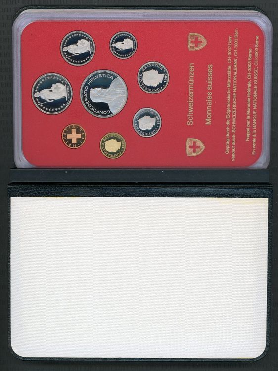 CHF-Münzsatz 1990 PP Jahrgangssatz (Neu und originalverpackt) in Widnau für CHF 48 – mit ...