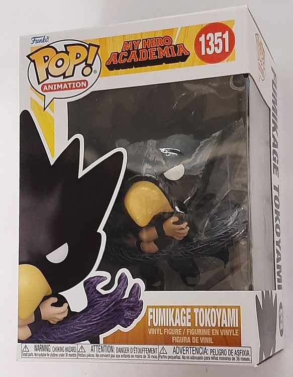 Funko Pop Fumikage Tokoyami 1351 My Hero Academia (Neu und ...