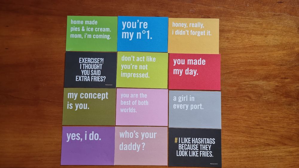 16 Spruchkarten Postkarten Karten Deko | Kaufen auf Ricardo