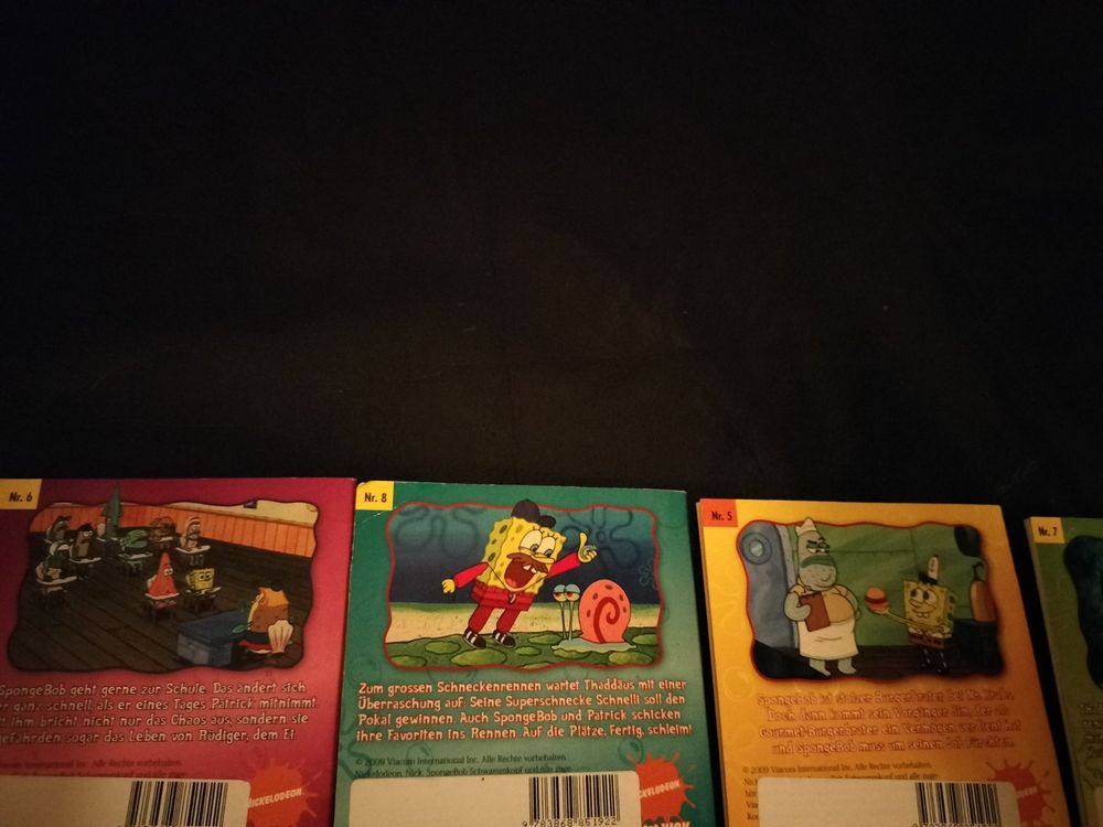 4x Spongebob mini Büchlein Nelson. Gebraucht. 2009 Nummer5-8 (Gebraucht ...