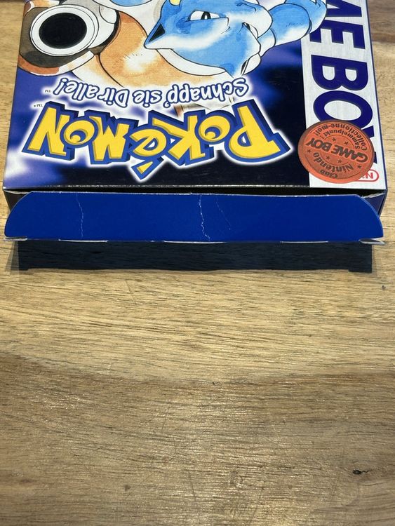 Pokemon Blaue Edition für den GameBoy mit Originalverpackung (Gebraucht ...