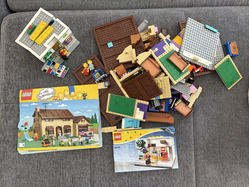 Lego 71006 and Lego 40145 The Simpson (Gebraucht) in Massagno für CHF ...