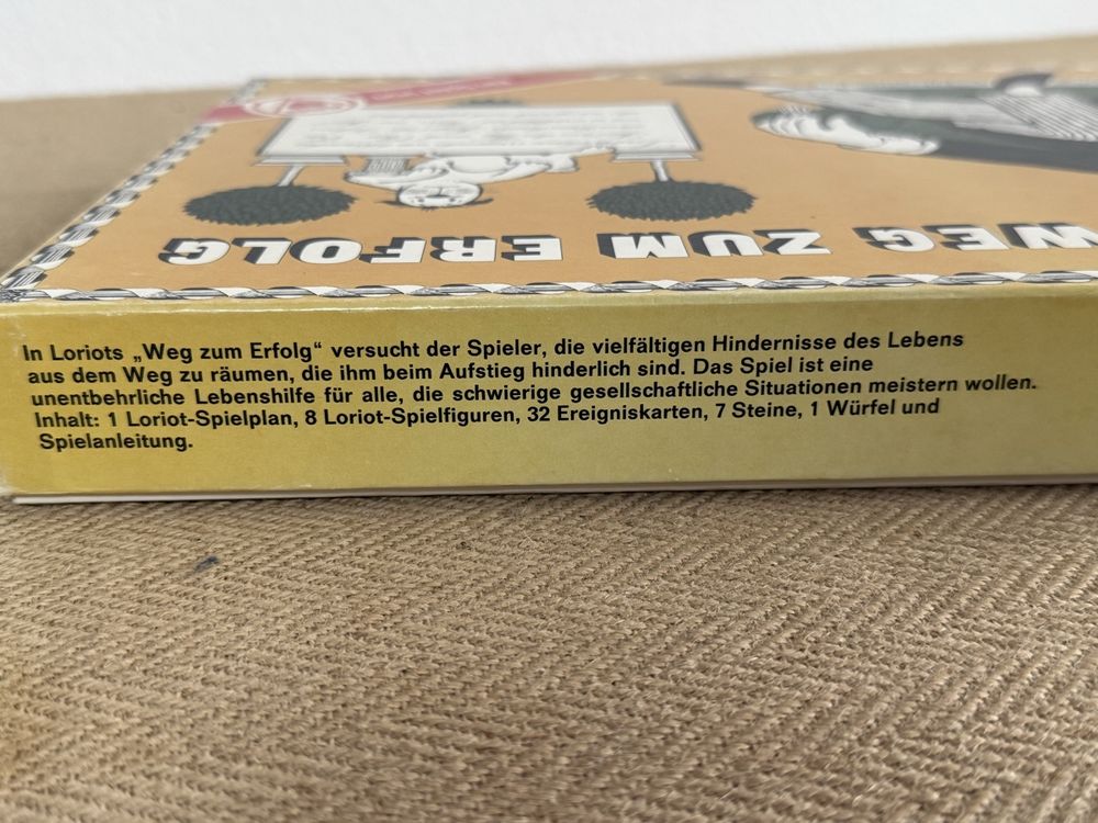 Vintage Brettspiel LORIOT Der Weg zum Erfolg ASS Spiele (Gebraucht) in ...