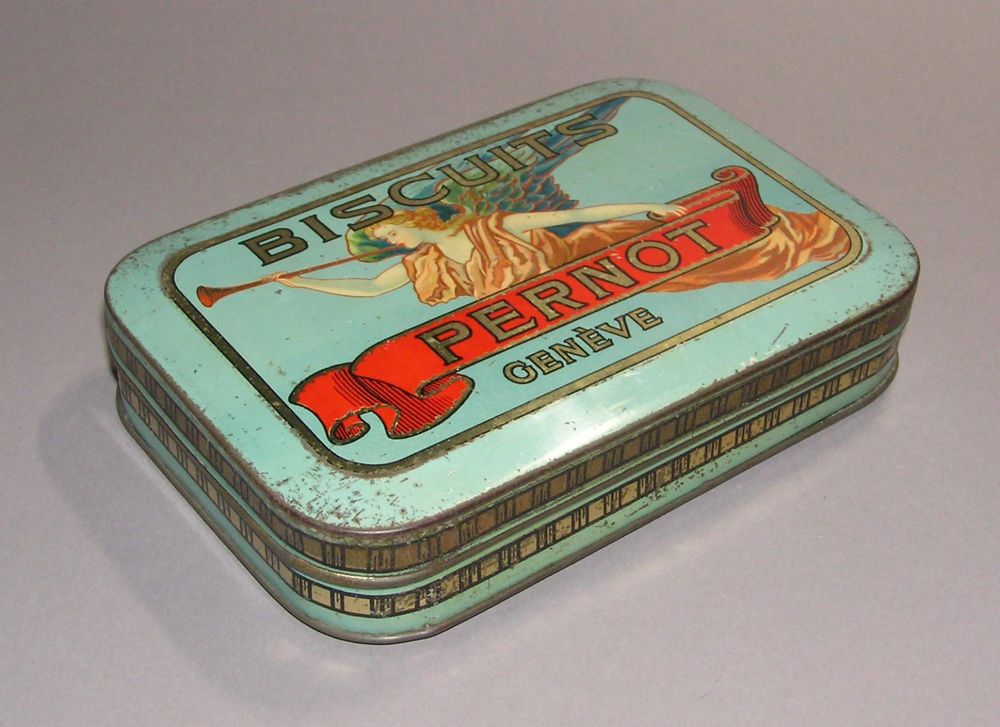 ALTE BLECHDOSE DOSE BISCUITS PERNOT GENEVE (Gebraucht) in Grenchen für ...