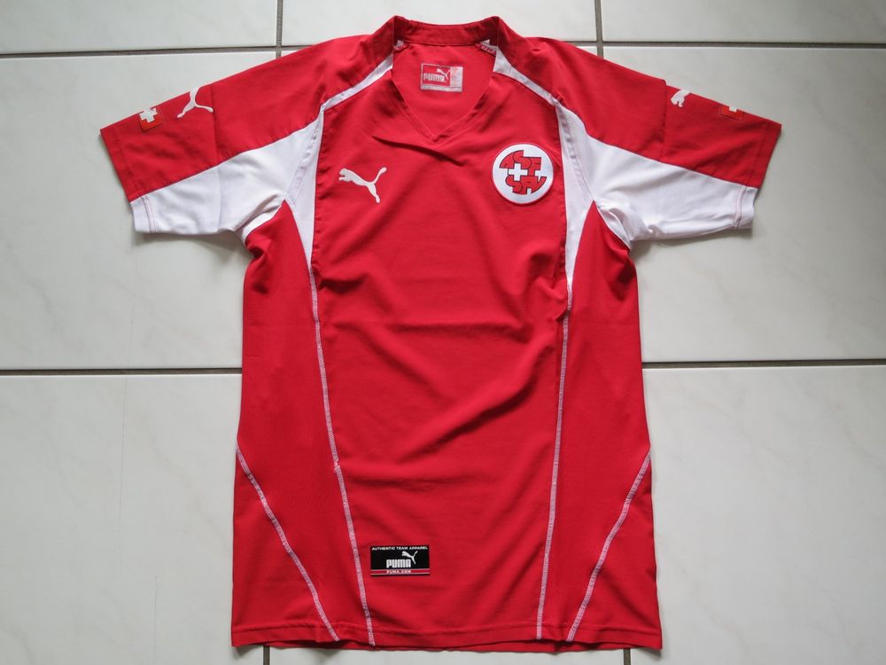 PUMA Fussball Trikot Nati Schweiz - Suisse - Svizzera - SFV (Gebraucht ...