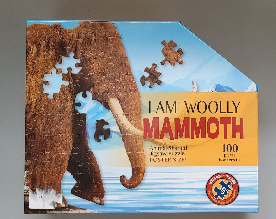 Puzzle Mammut 100 Teile 93.5 cm × 53.9 cm (Neu und originalverpackt) in ...