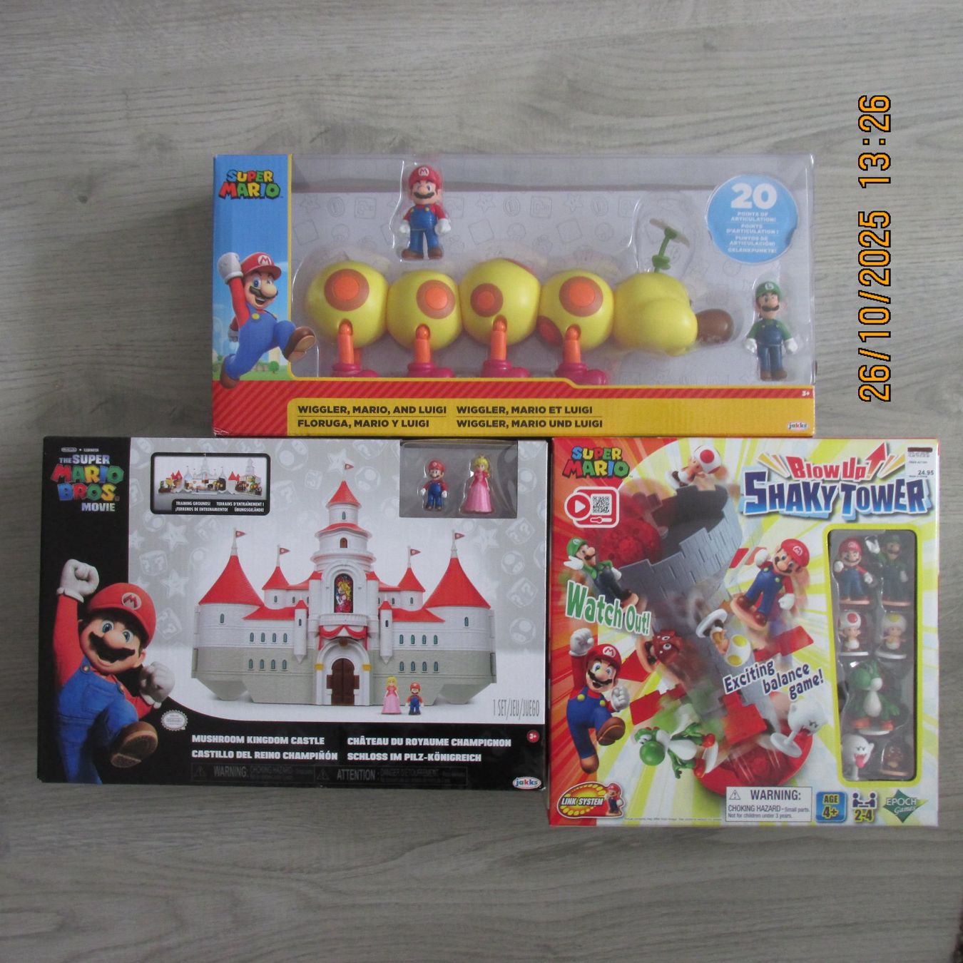 Super Mario Figuren Set, komplett 3 Sets zusammen (Neu (gemäss ...
