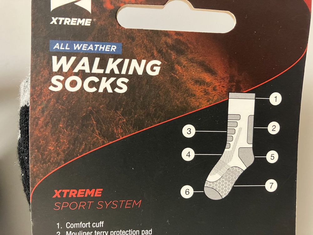 2x 2Paar Xtrem Walking Socks Gr. 45-47 NEU ab 1.- (Neu und ...