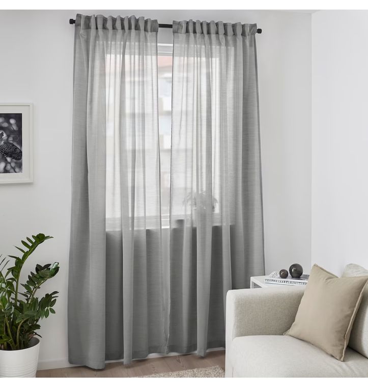 Ikea Vorhange Grau