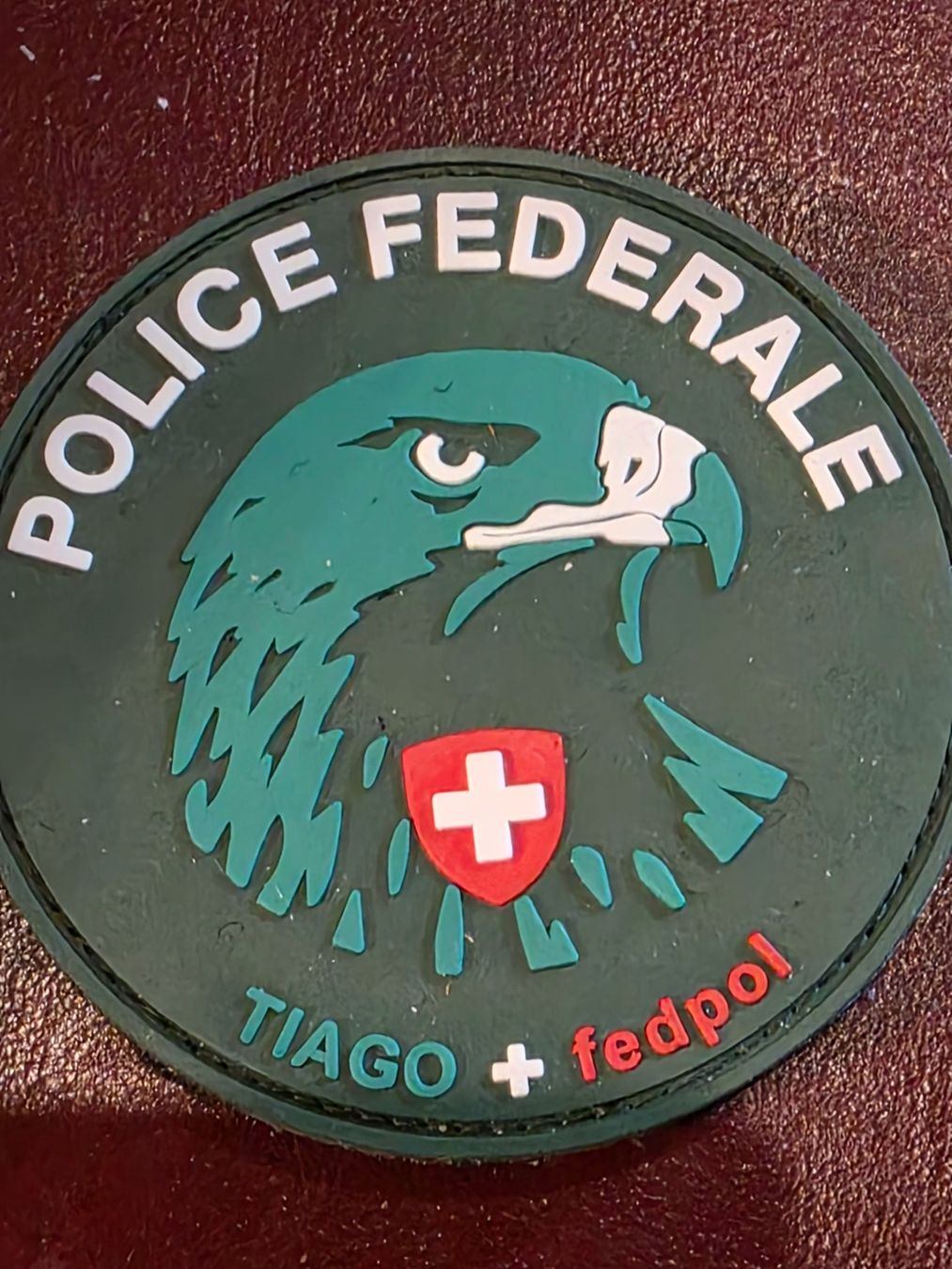 Polizei abzeichen Badge Police Fédérale Tiago Pvc Klett neu (Neu ...