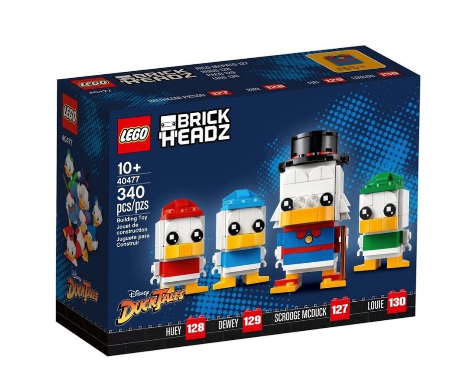 Lego Brick Headz Dagobert Duck, Tick, Trick & Track - 40477 (Neu und ...