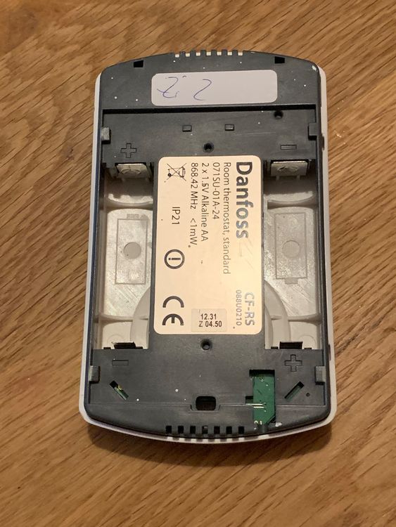 Danfoss CF 2 Funk CF-RS Raumthermostat 071SU-01A-24 occasion (Gebraucht ...
